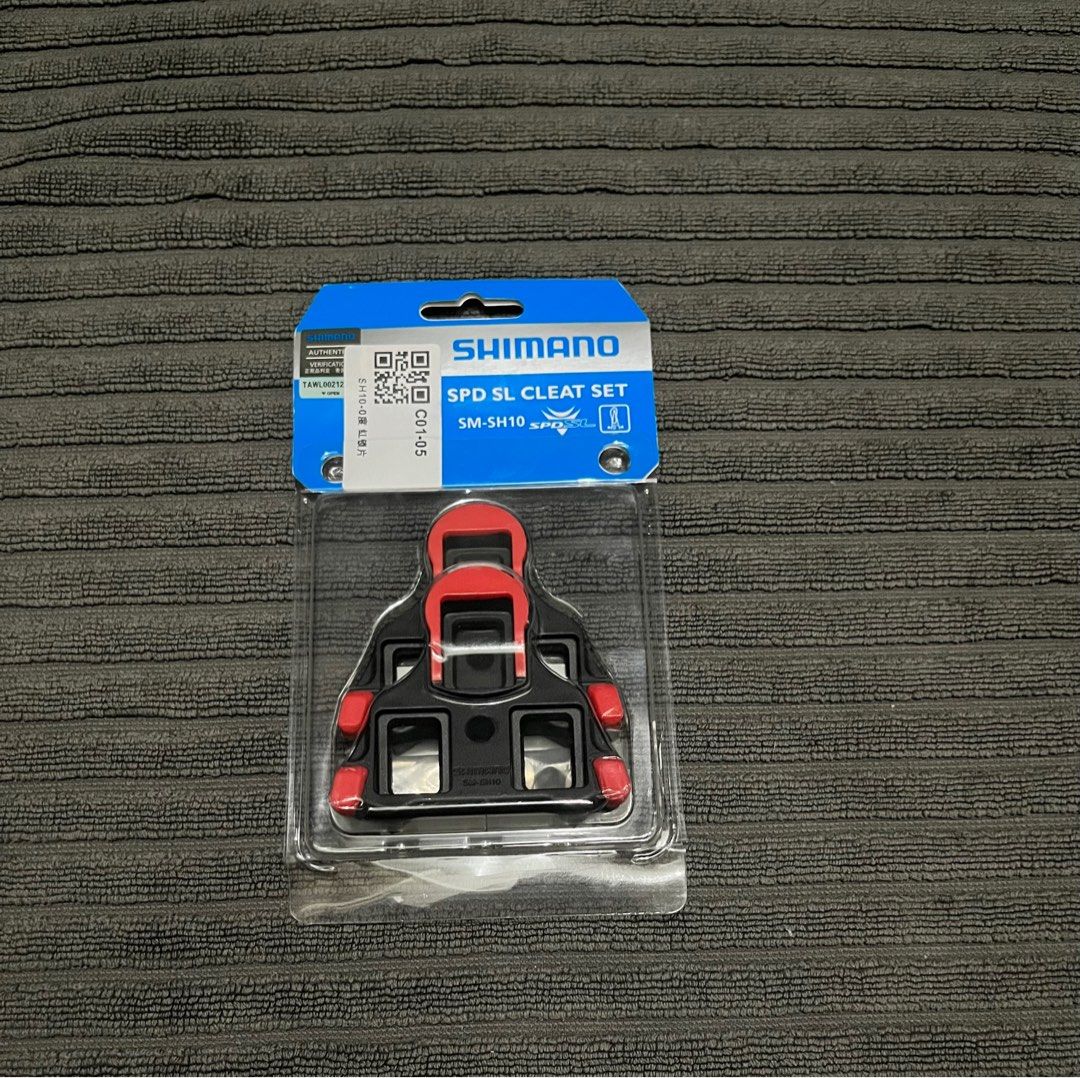 Shimano SPD-SL Cleat Set (red), Sports Equipment, Bicycles & Parts ...