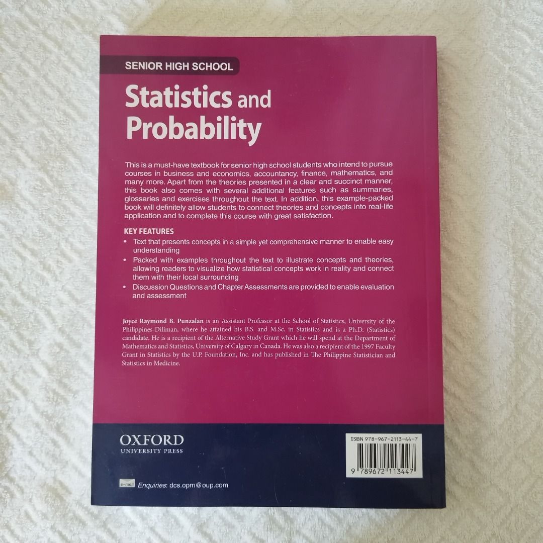 SHS Book - Statistics and Probability (Oxford University Press ...