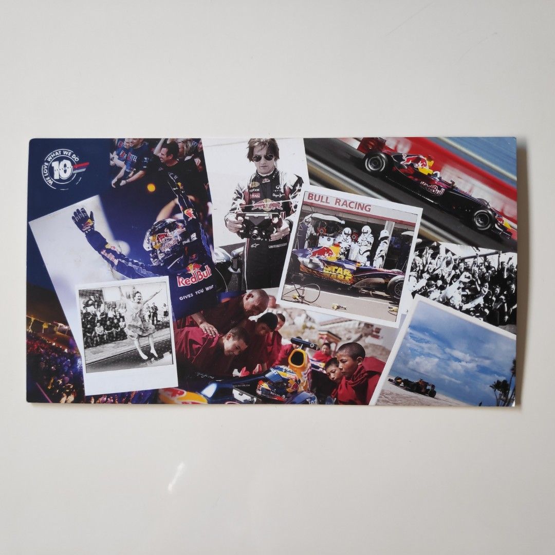 SIGNED PHOTOCARD RED BULL RACING F1 TEAM PRINCIPAL CHRISTIAN HORNER ...