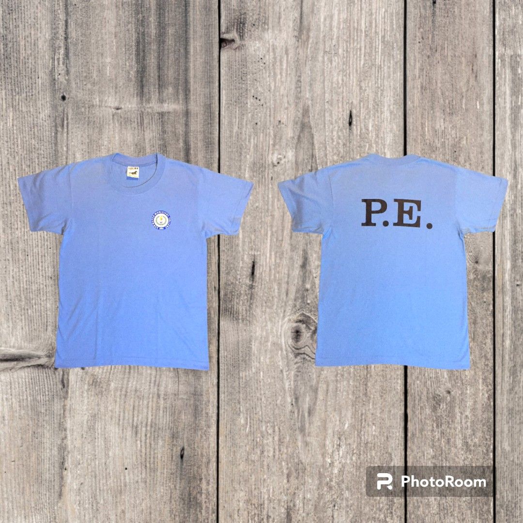 SMMC College Uniform P.E Shirt, Women's Fashion, Tops, Blouses on Carousell