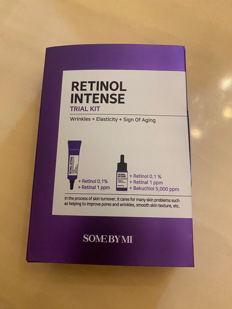 Somebymi Retinol Intense Trial Kit, Beauty & Personal Care, Face, Face ...