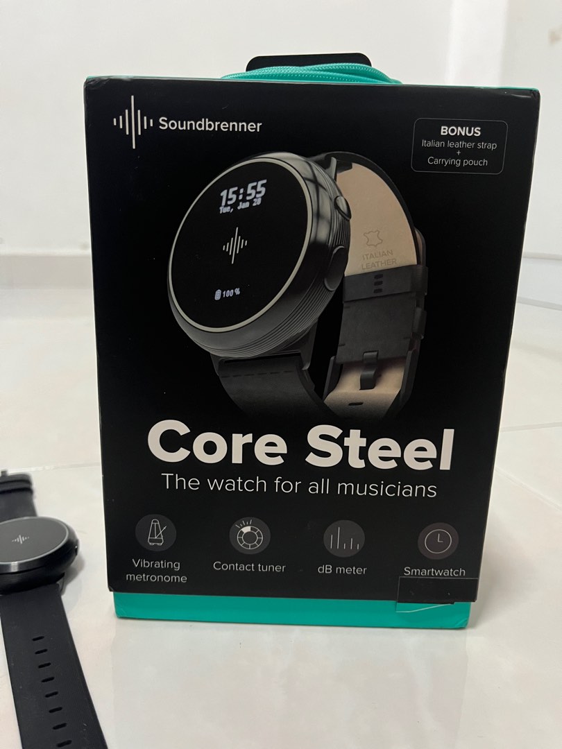 Soundbrenner Core Steel Watch, Mobile Phones & Gadgets, Wearables ...