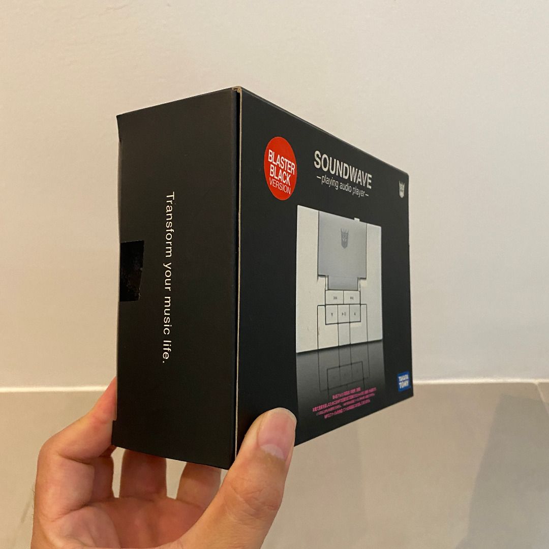 Soundwave / Blaster Music Label Audio Player Encore Transformers Takara ...