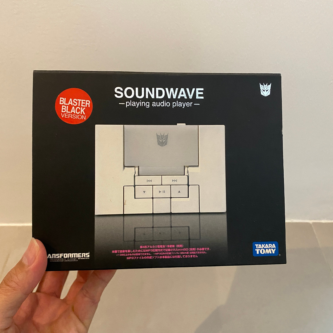 Soundwave / Blaster Music Label Audio Player Encore Transformers Takara ...