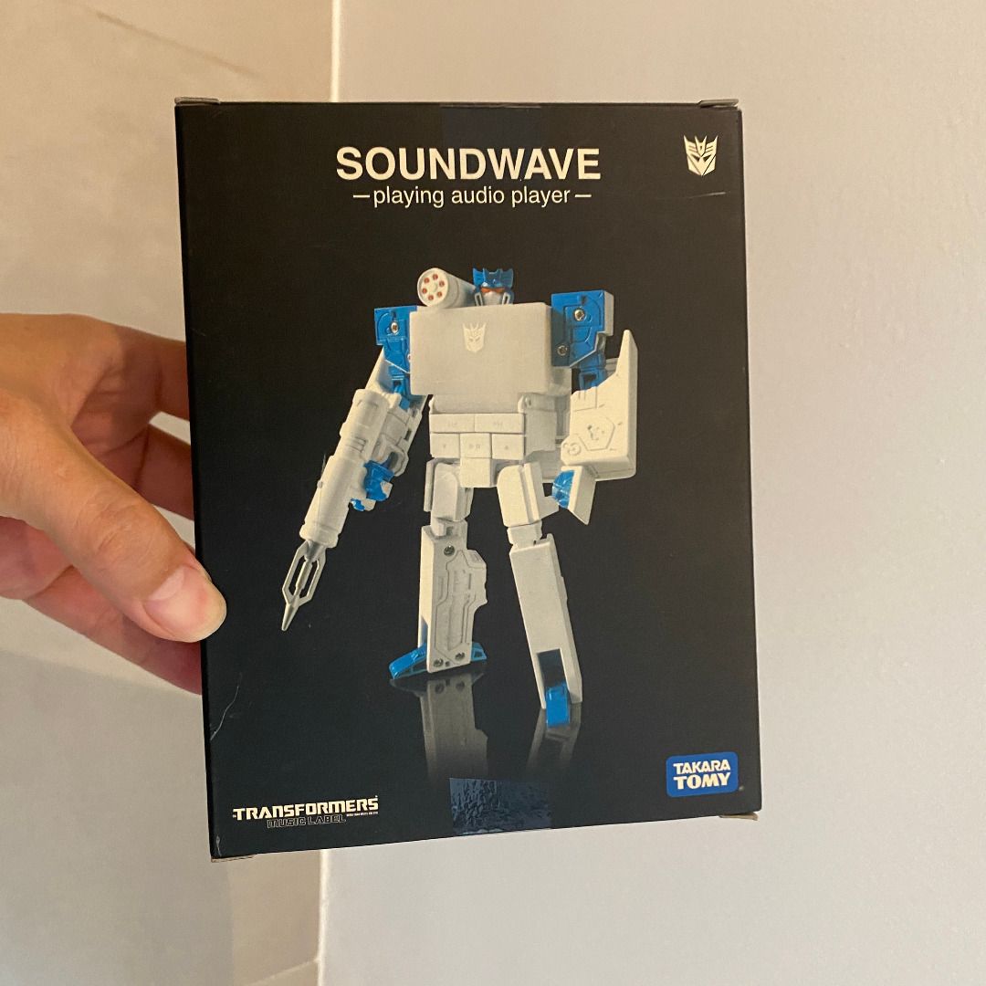 Soundwave / Blaster Music Label Audio Player Encore Transformers Takara ...