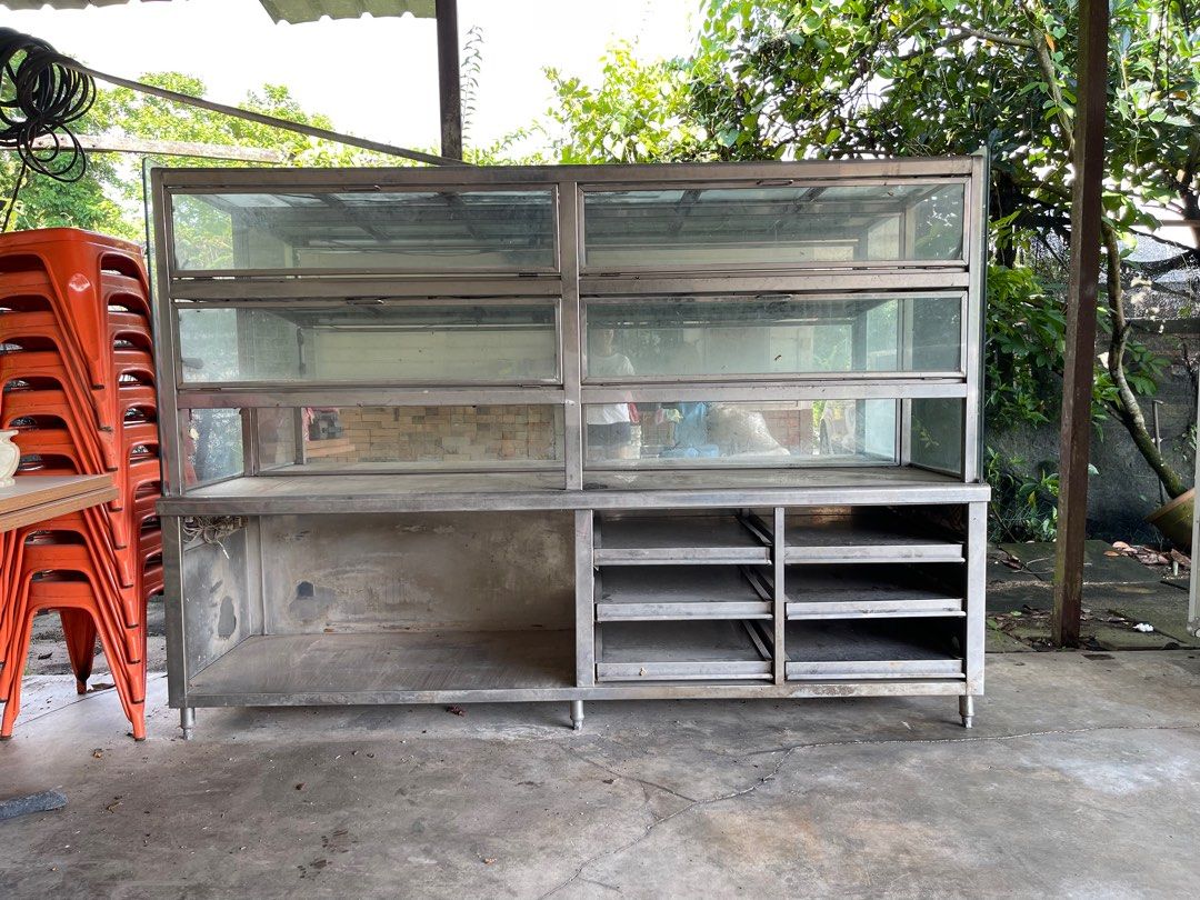 Stainless steel display rack, Furniture & Home Living, Furniture ...