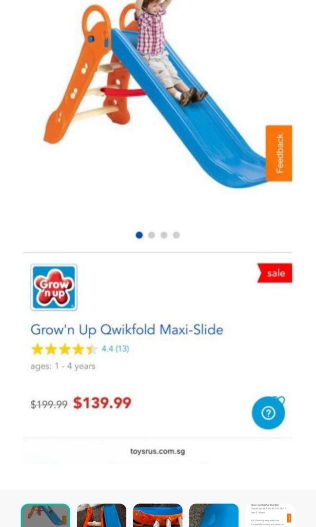 Step up slide, Hobbies & Toys, Toys & Games on Carousell