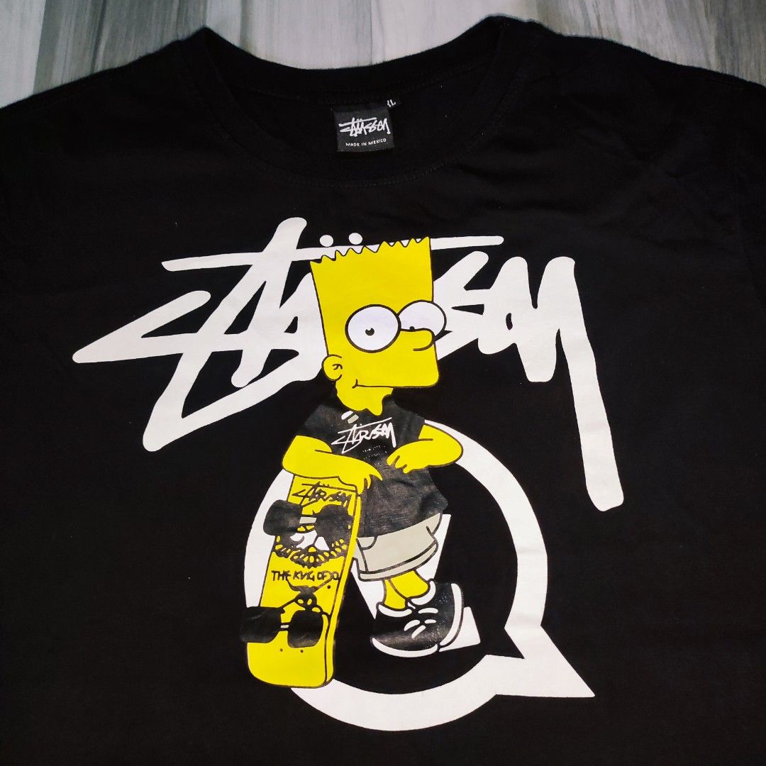 STUSSY X BART SIMPSON (OFF), Men's Fashion, Tops & Sets, Tshirts & Polo ...