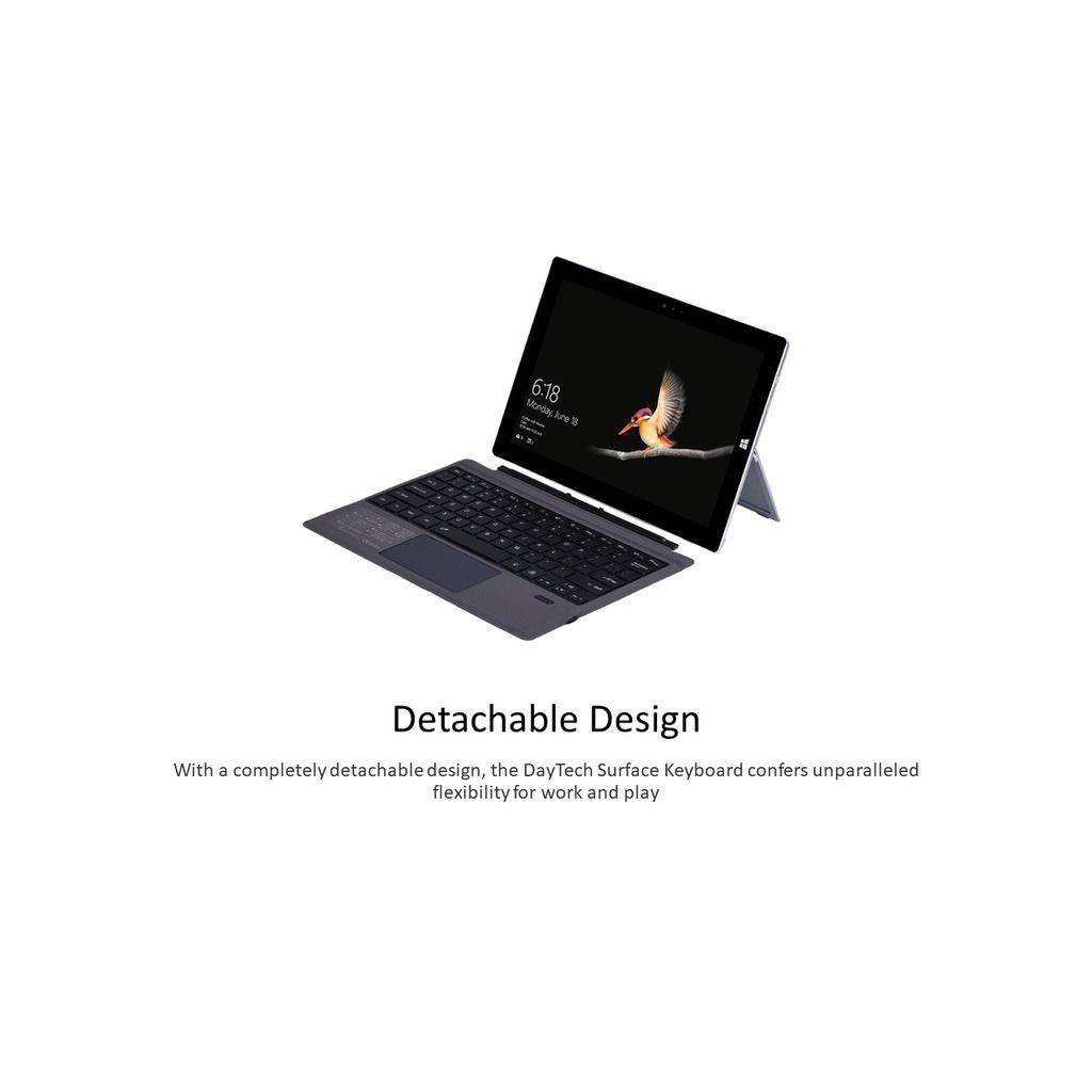 Surface Pro Go Type Cover Keyboard 1 2 3 4 5 6 7 8 X for Surface Pro or ...
