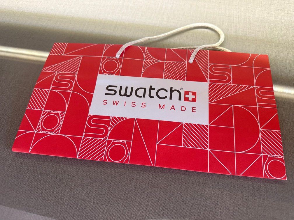 Swatch paper bag, Everything Else on Carousell