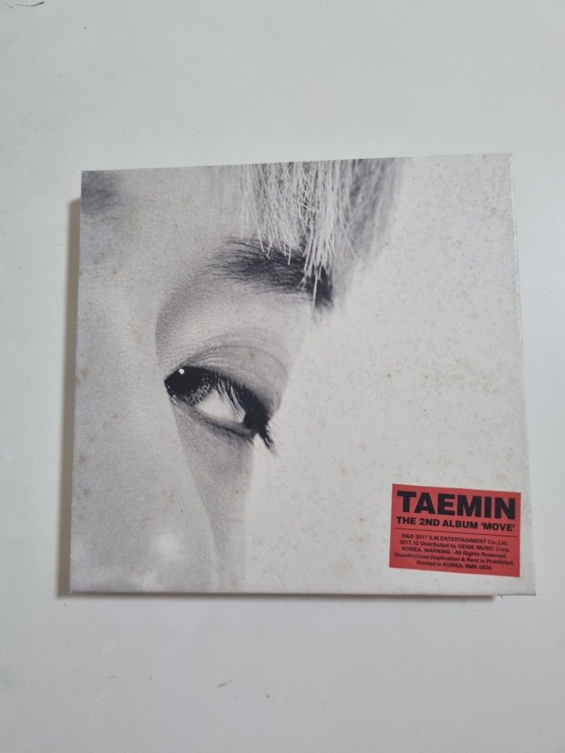 Taemin "Move" Album with photocard, Hobbies & Toys, Music & Media, CDs ...