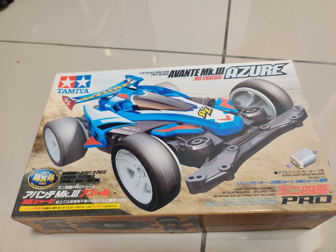Tamiya mini4wd -Avante mk.iii Azure, Hobbies & Toys, Toys & Games on Carousell