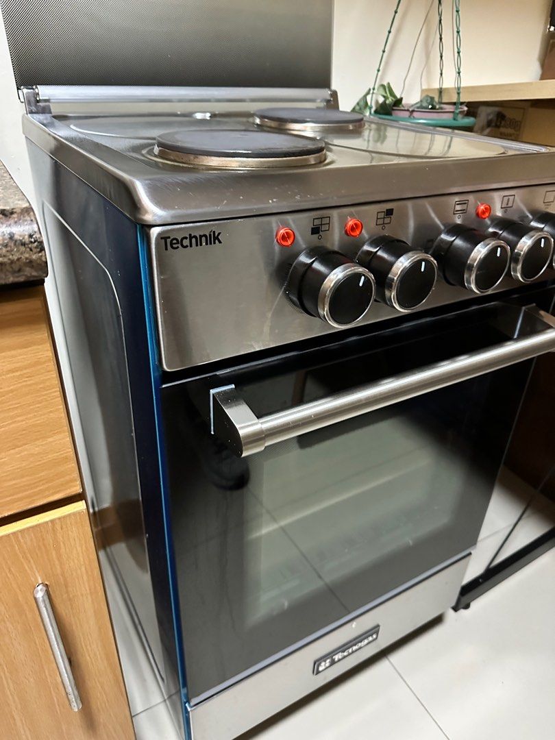 Tecnogas Tecknik p2 Hotplate Electric Stove with Oven Grill, TV & Home ...