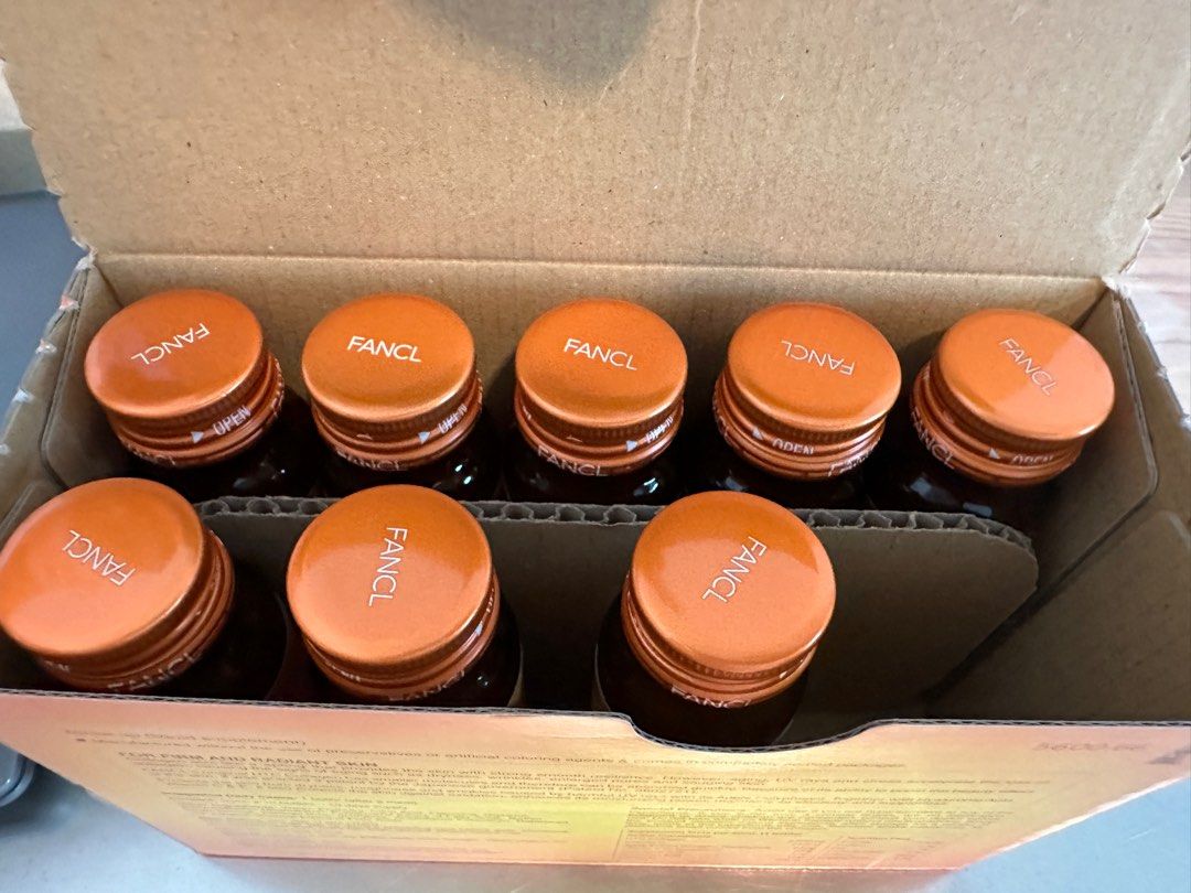 Fancl Tense Up Tri-Peptide Collagen Beauty Drink, Health & Nutrition ...