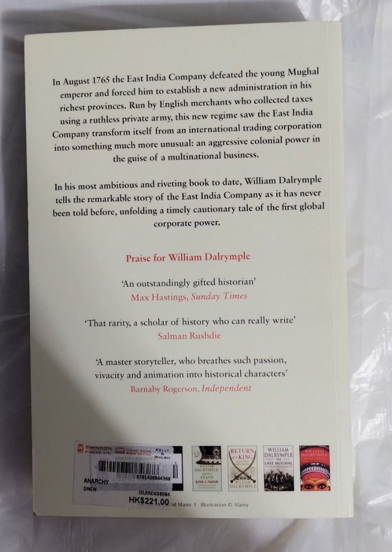 The Anarchy: The Relentless Rise of the East India Company, 興趣及遊戲, 書本 ...