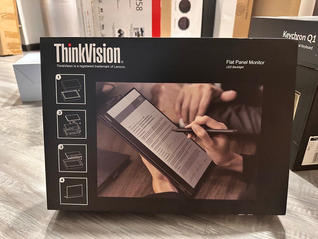 ThinkVision Flat Panel Monitor, Computers & Tech, Parts & Accessories ...