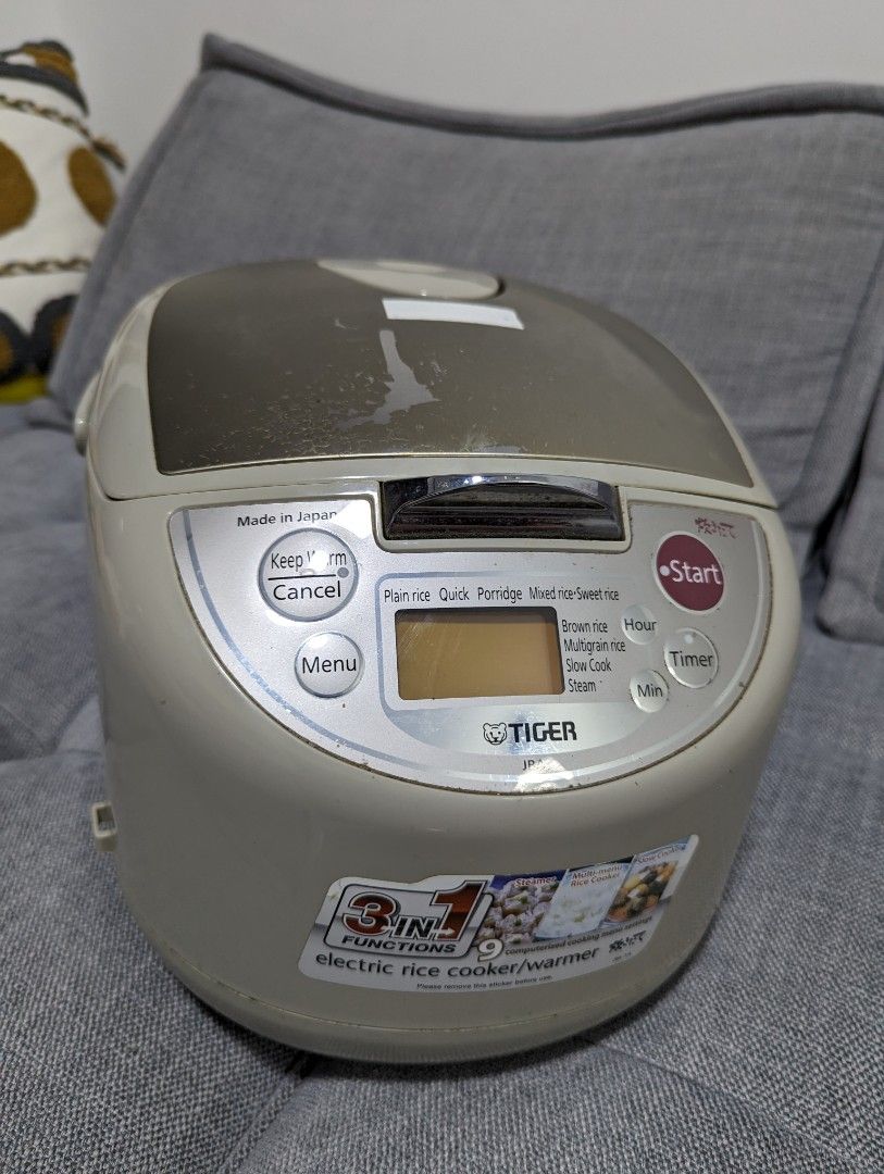 Tiger 3-in-1 Electric Rice Cooker, TV & Home Appliances, Kitchen ...