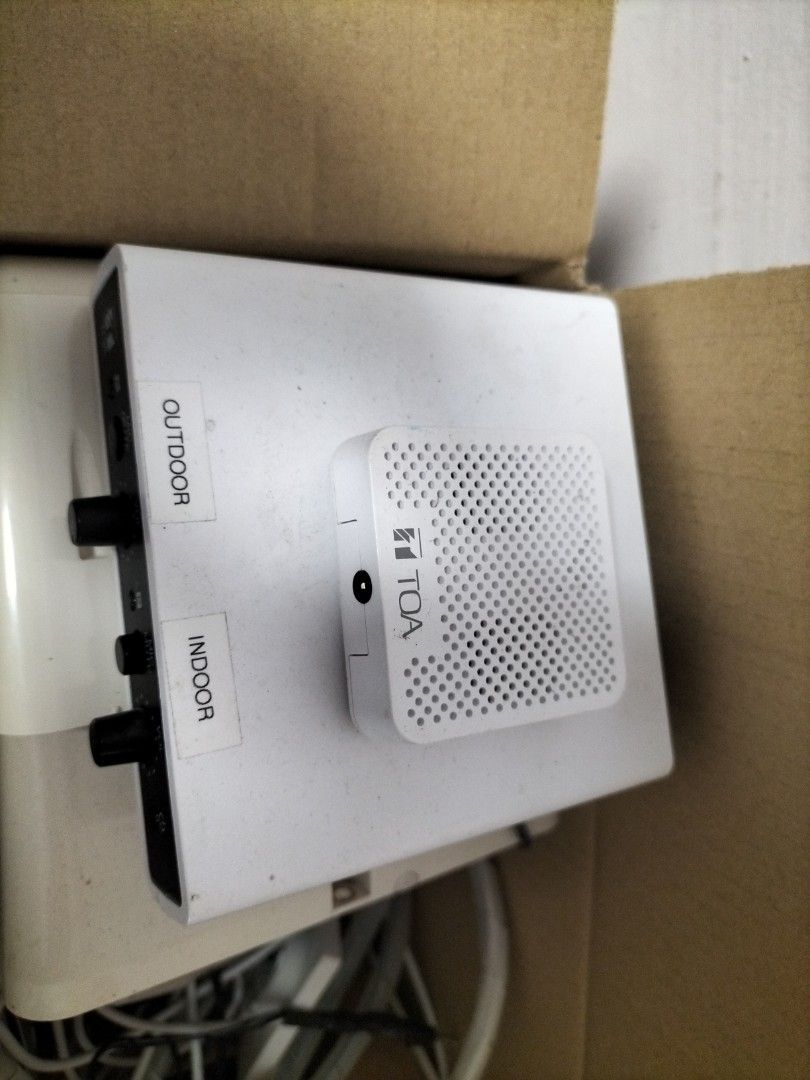 Toa window intercom system, Audio, Microphones on Carousell