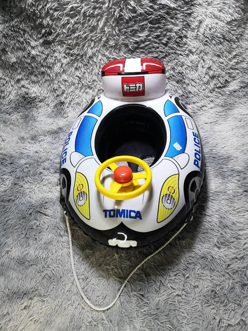 Tomica Inflatable Police Car Baby Pool Ride, Babies & Kids, Infant ...