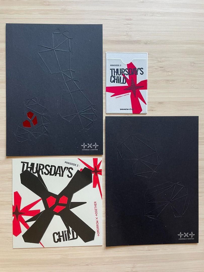 TXT - MINISODE 2 - THURSDAY'S CHILD - LOGO PAPER TOY, Hobbies & Toys ...