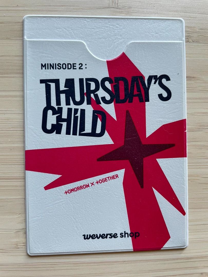 TXT - MINISODE 2 - THURSDAY'S CHILD - LOGO PAPER TOY, Hobbies & Toys ...