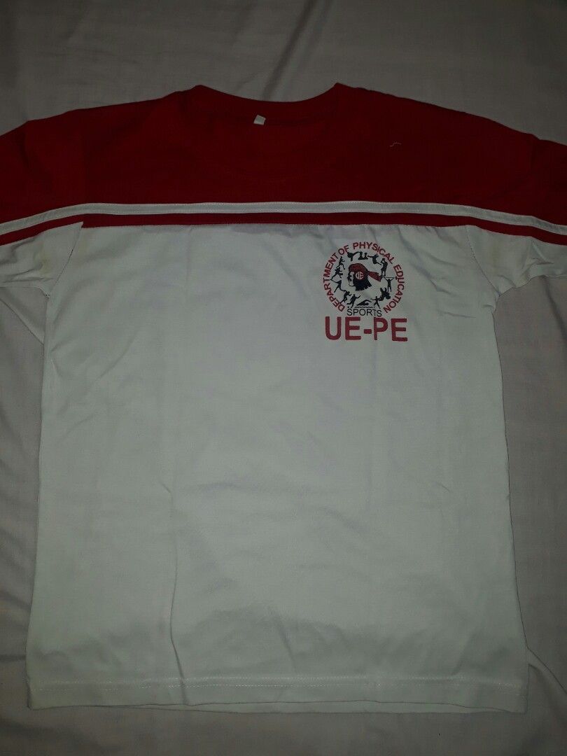 UE (PE Uniform - Tshirt), Women's Fashion, Activewear on Carousell
