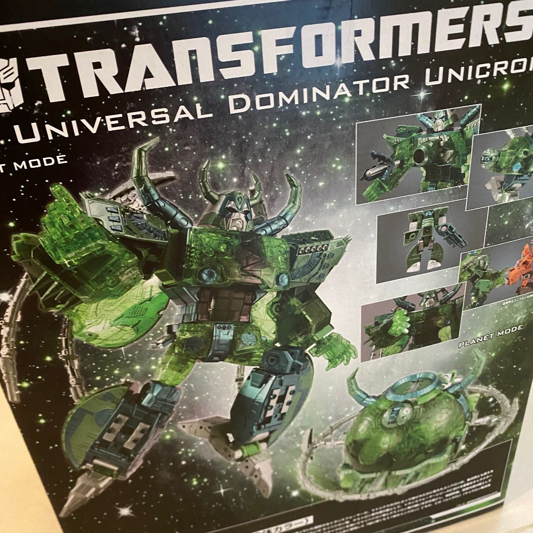 Unicron Universal Dominator Clear Green Version Encore Transformers ...