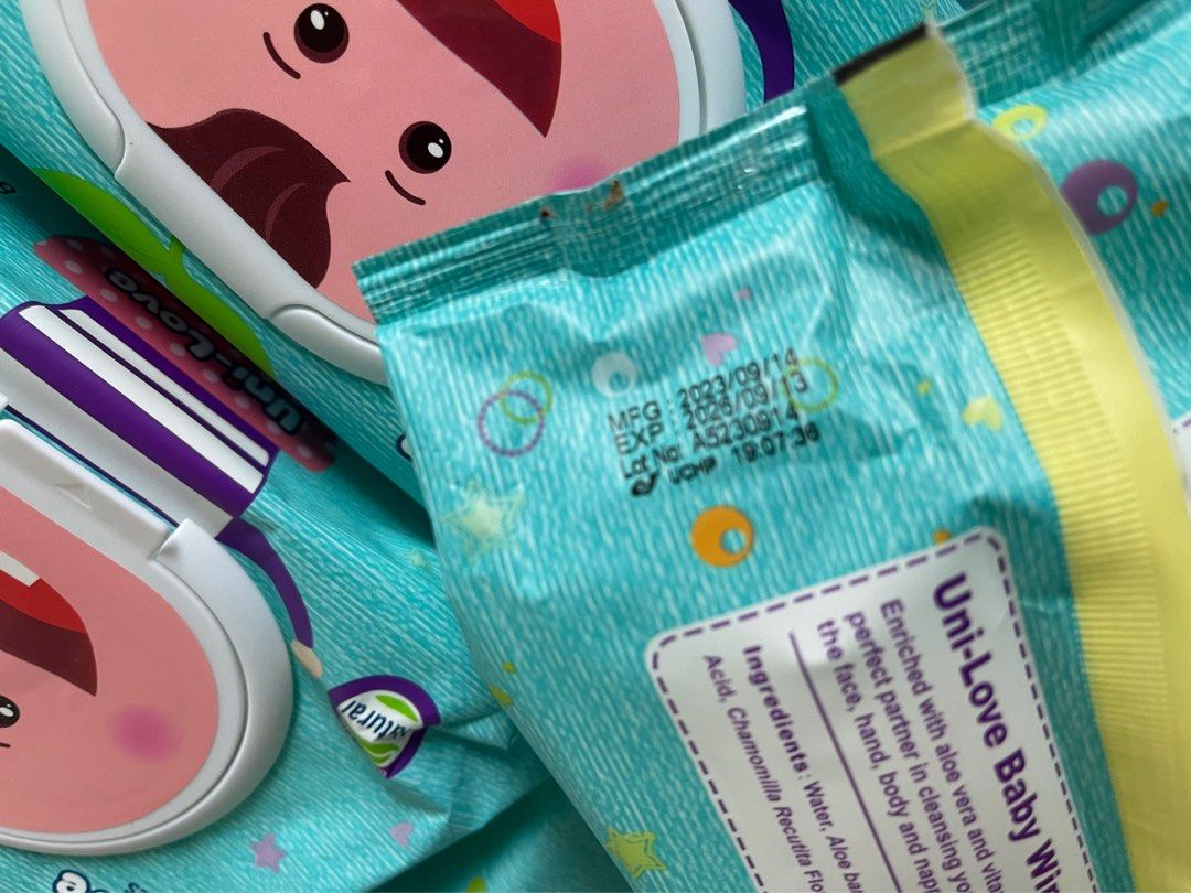 UniLove Unscented Baby Wipes 80s, Babies & Kids, Bathing & Changing ...