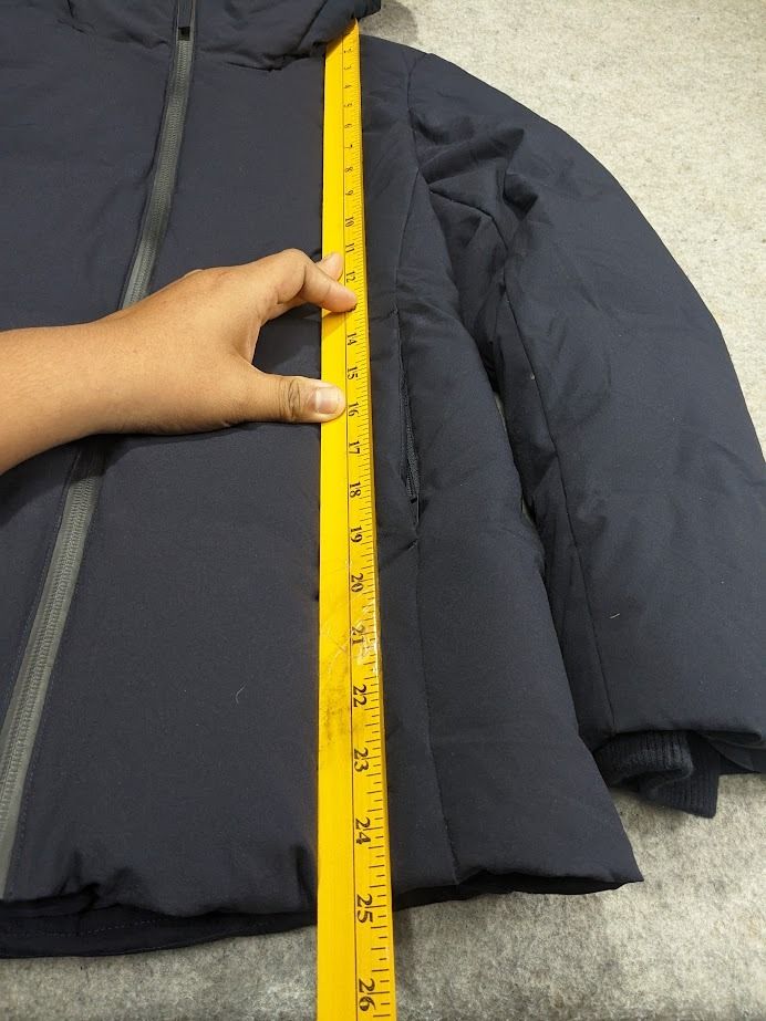 UNIQLO Down Jacket Seamless Down Parka 3D Navy Blue Puff Winter Puffer ...