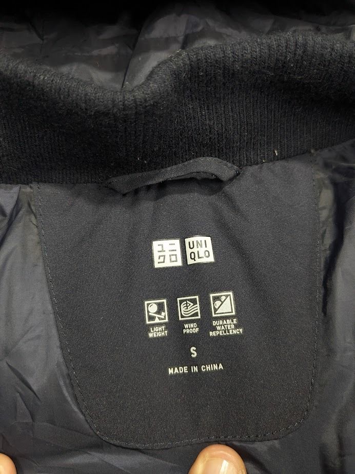 UNIQLO Down Jacket Seamless Down Parka 3D Navy Blue Puff Winter Puffer ...