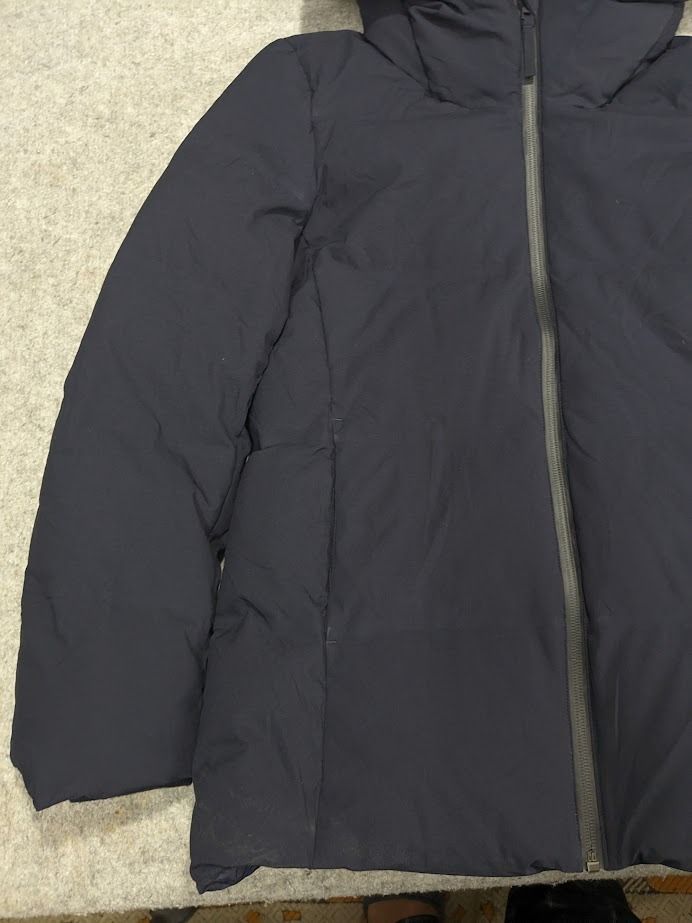UNIQLO Down Jacket Seamless Down Parka 3D Navy Blue Puff Winter Puffer ...