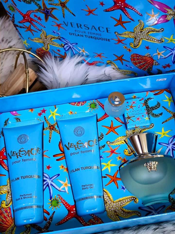Versace Dylan Turquoise Set, Beauty & Personal Care, Fragrance ...
