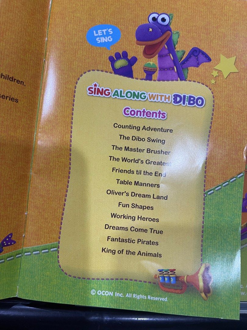Vintage Classic Educational Sing Along with Dibo, Hobbies & Toys ...