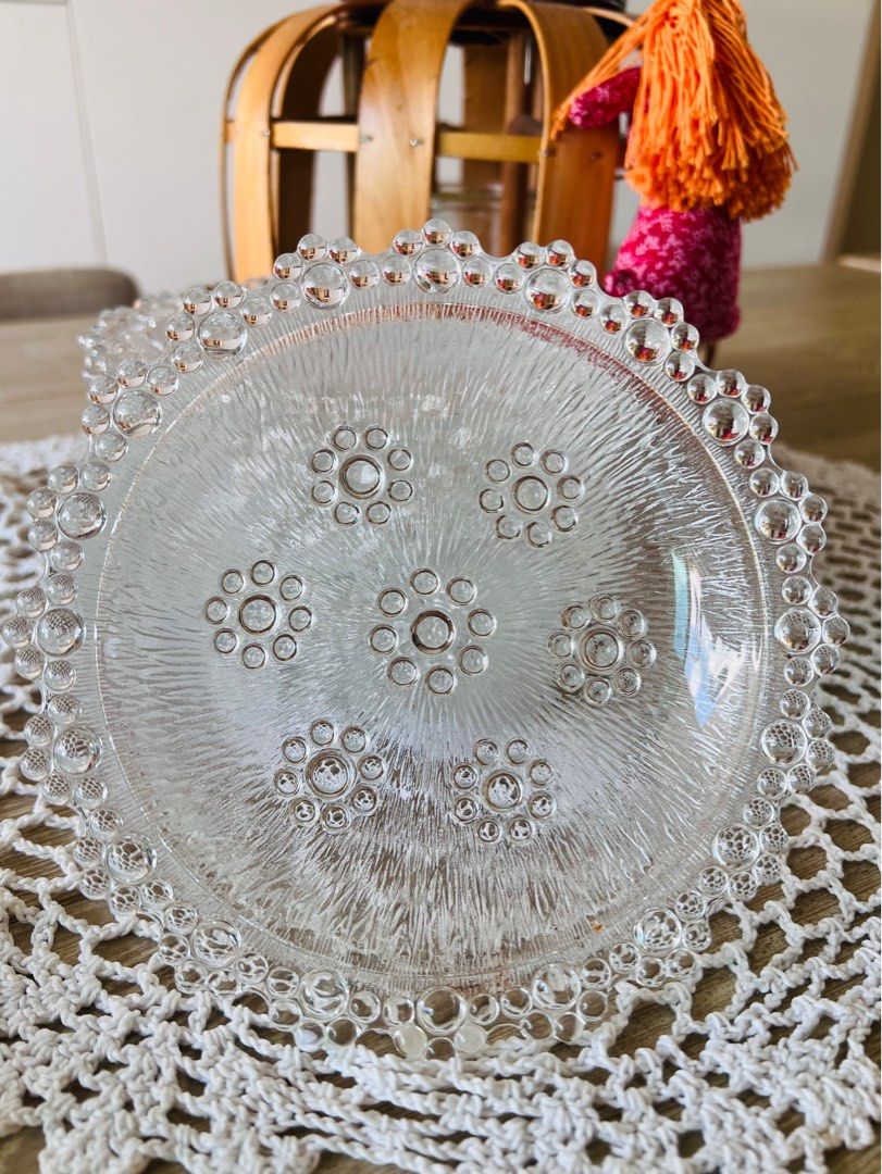 Vintage glass bubble plates, Hobbies & Toys, Memorabilia & Collectibles ...