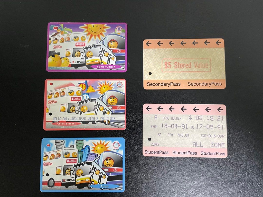 Vintage MRT cards (Mrt & SMRT designs), Hobbies & Toys, Memorabilia ...