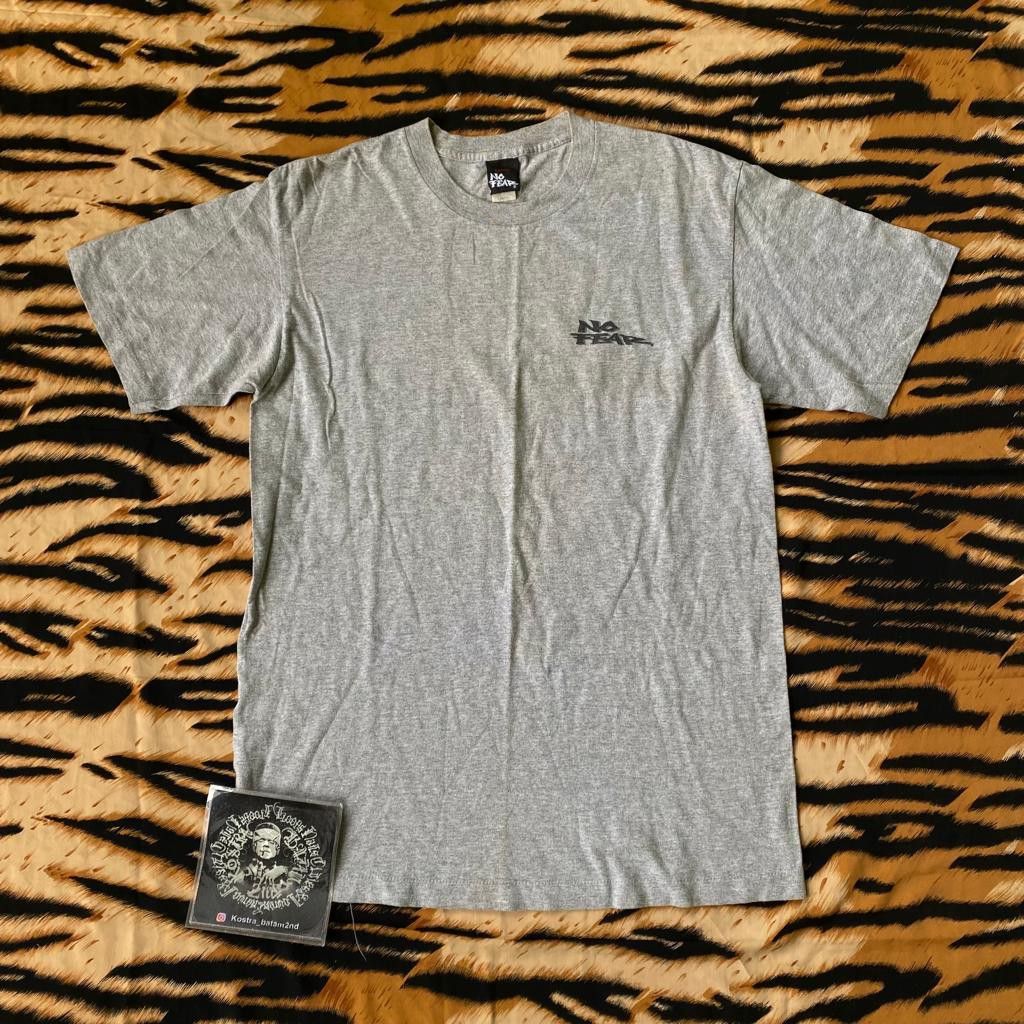 Vintage no fear 90s, Fesyen Pria, Pakaian , Atasan di Carousell