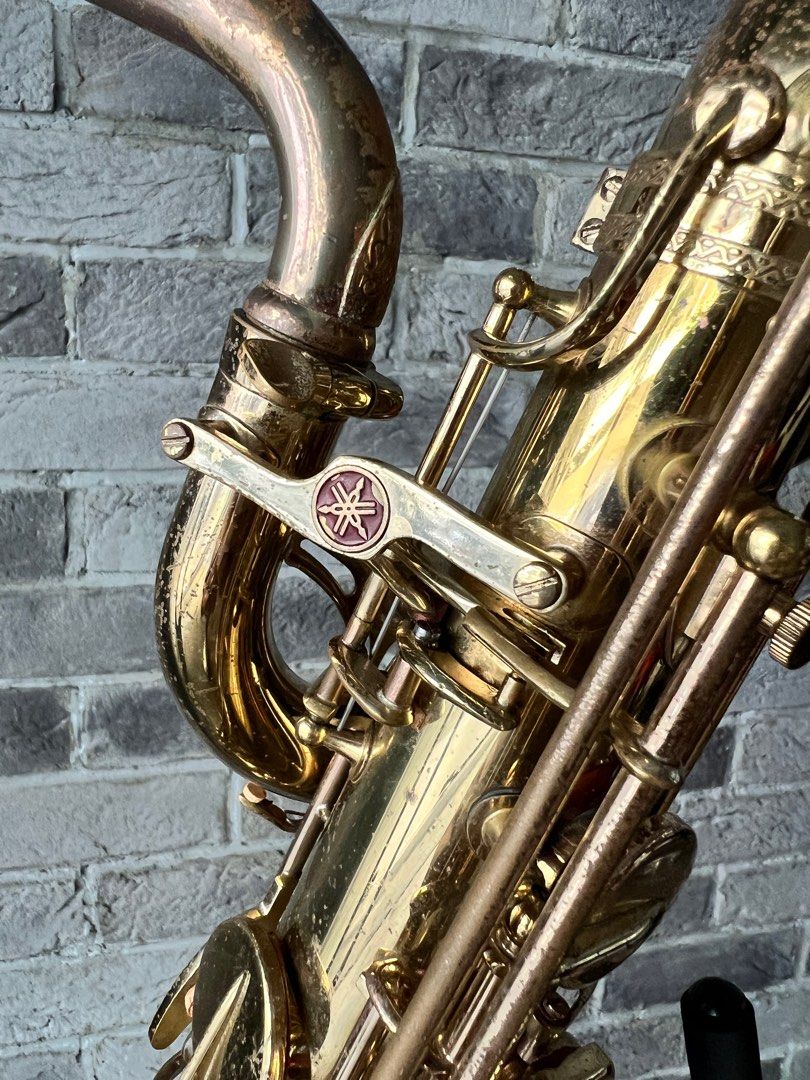 Vintage Purple Logo Yamaha Baritone Saxophone YBS-61, Hobbies & Toys ...