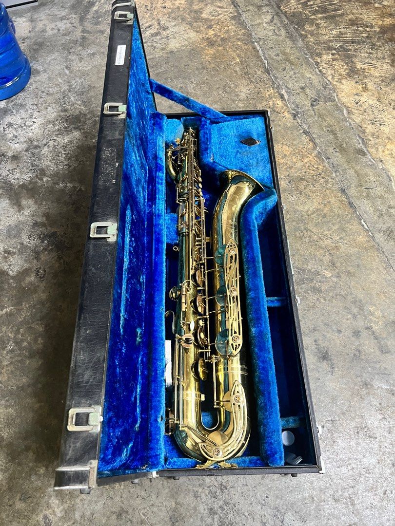 Vintage Purple Logo Yamaha Baritone Saxophone YBS-61, Hobbies & Toys ...