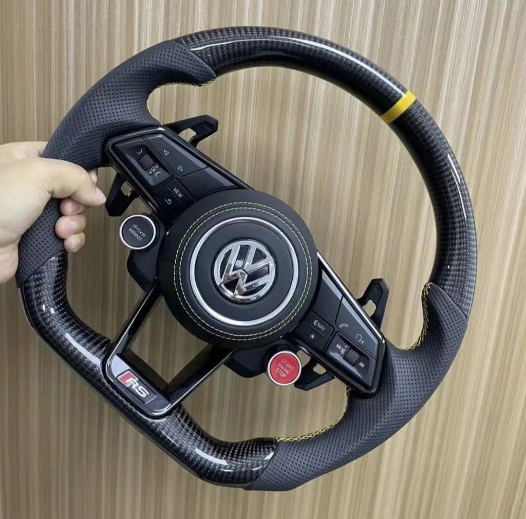 Volkswagen R-Line Customize Steering Wheel, Car Accessories ...