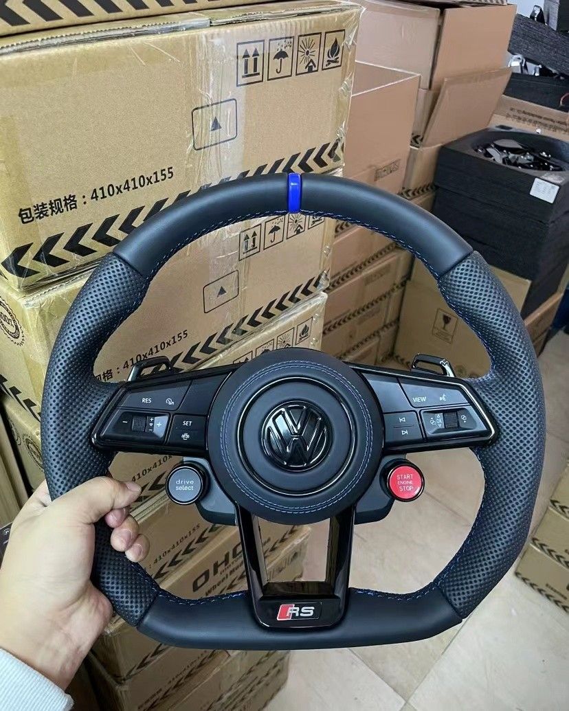 Volkswagen R-Line Customize Steering Wheel, Car Accessories ...