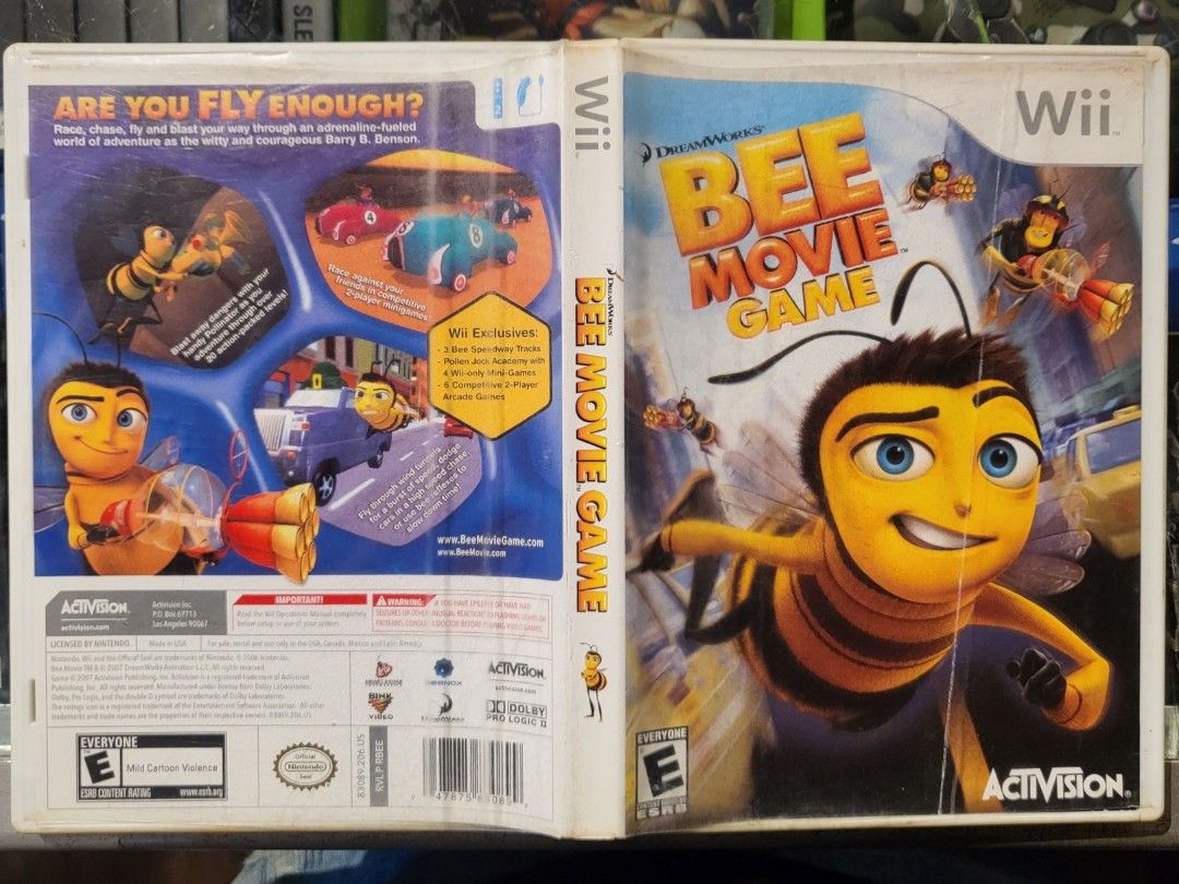 Wii Bee Movie Game, Video Gaming, Video Games, Nintendo on Carousell