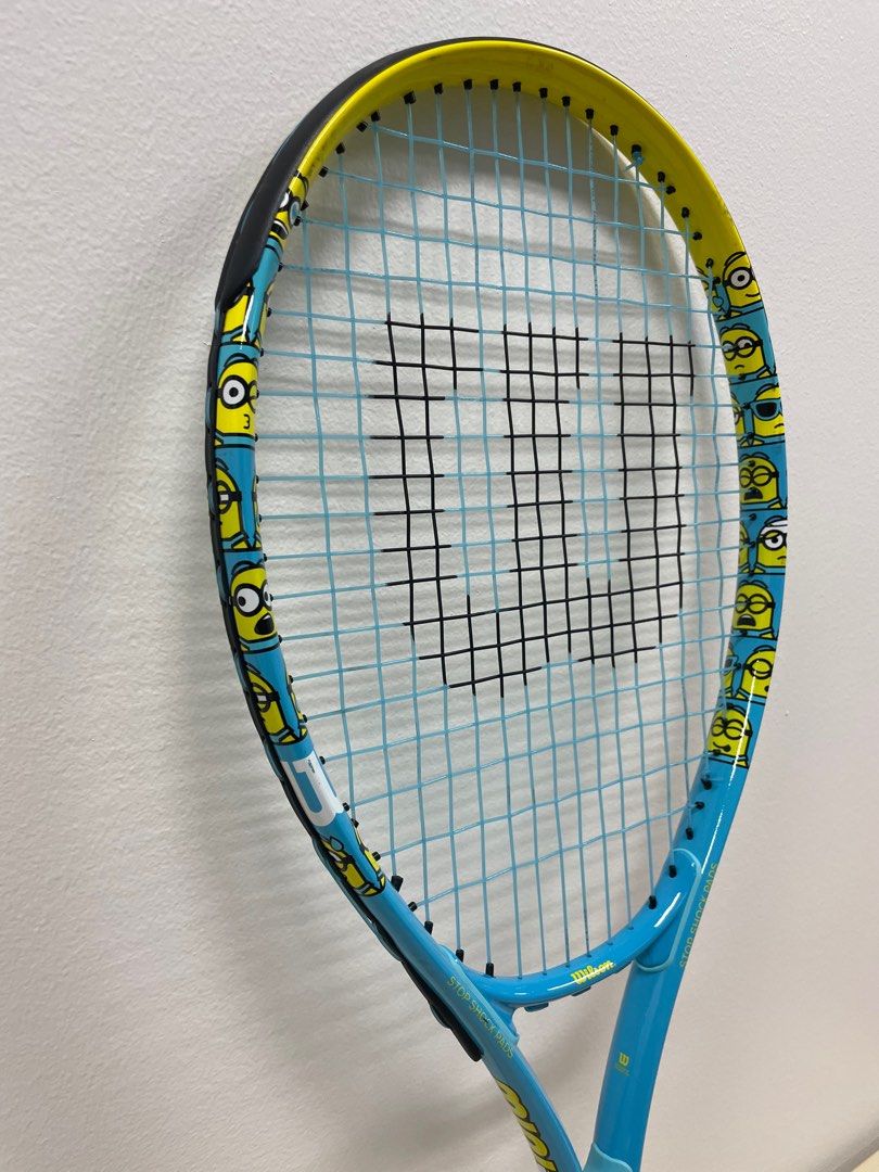 Wilson Tennis Racket Minion, Sports Equipment, Sports & Games, Racket ...
