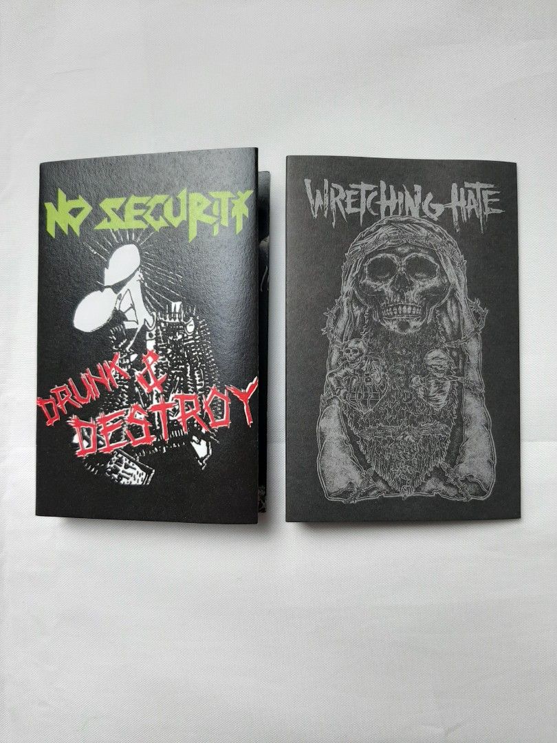 Wretching Hate & No Security Combo Tape, Hobbies & Toys, Music & Media ...