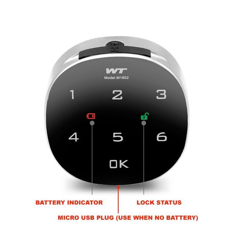 WT Mini Digital Lock | Letterbox Drawer Cabinet Number Locks | Letter ...