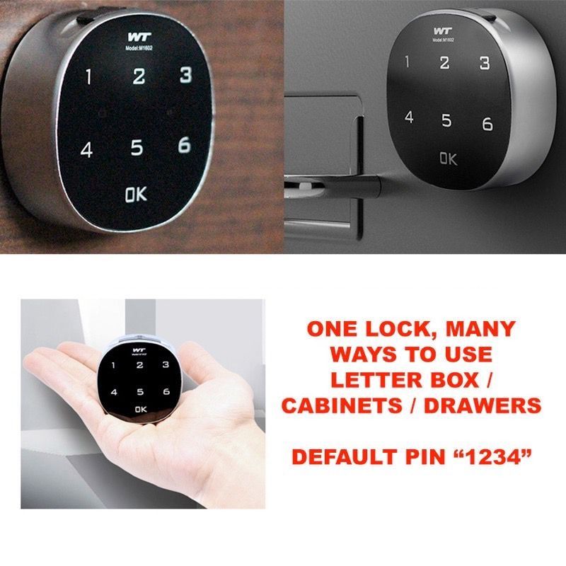 WT Mini Digital Lock | Letterbox Drawer Cabinet Number Locks | Letter ...