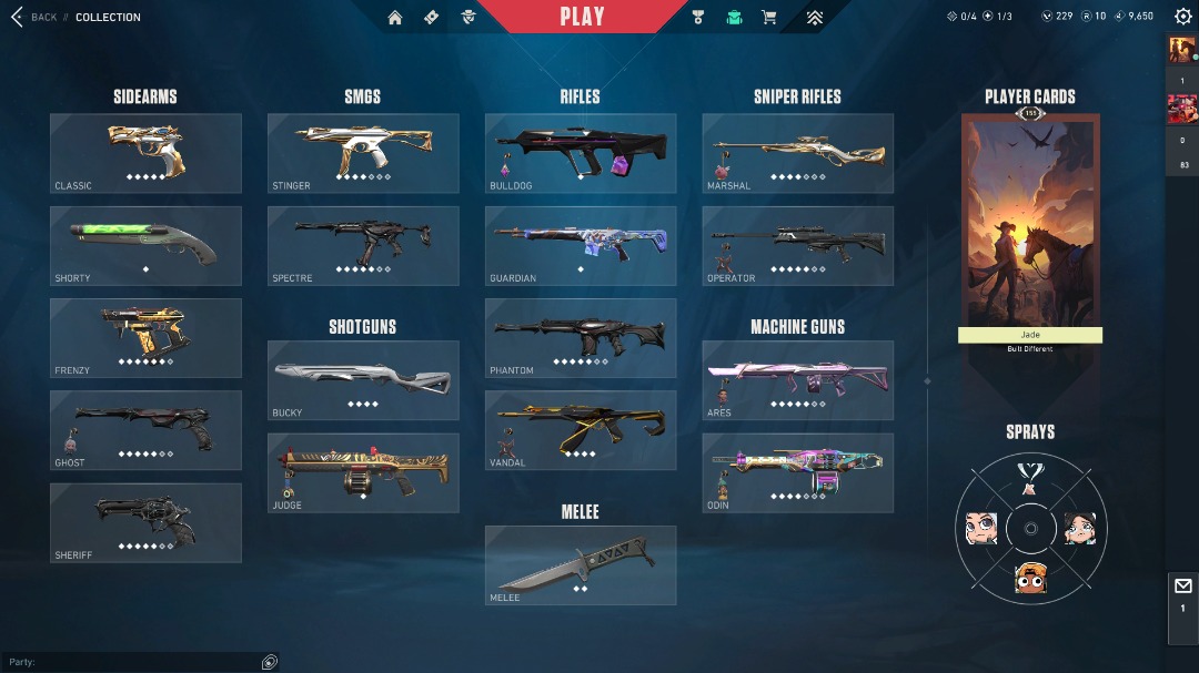 WTS 40 Premium Skins Valorant Account, Video Gaming, Gaming Accessories ...