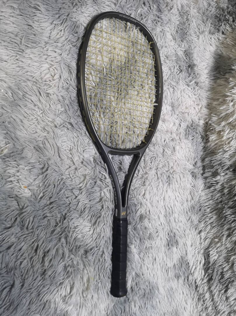 Yonex Wide Body Metallic Gray Tennis Racket, Sports Equipment, Sports ...