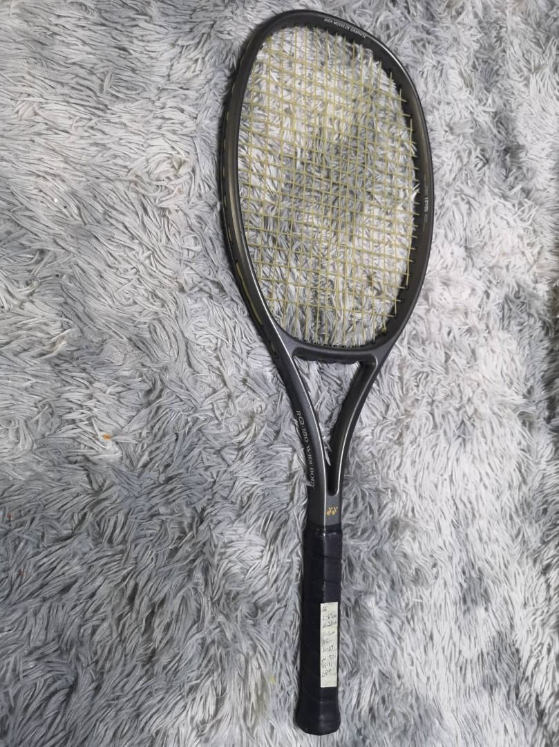 Yonex Wide Body Metallic Gray Tennis Racket, Sports Equipment, Sports & Games, Racket and Ball ...