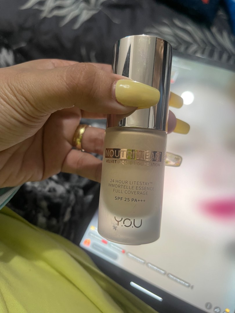 Y.O.U. Noutriwear Velvet Liquid Foundation, Beauty & Personal Care ...
