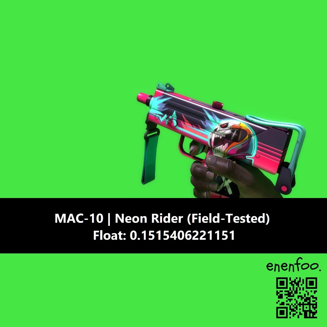(0.15FV) MAC-10 NEON RIDER FT FIELD TESTED MAC10 CSGO SKINS KNIFE ITEMS ...